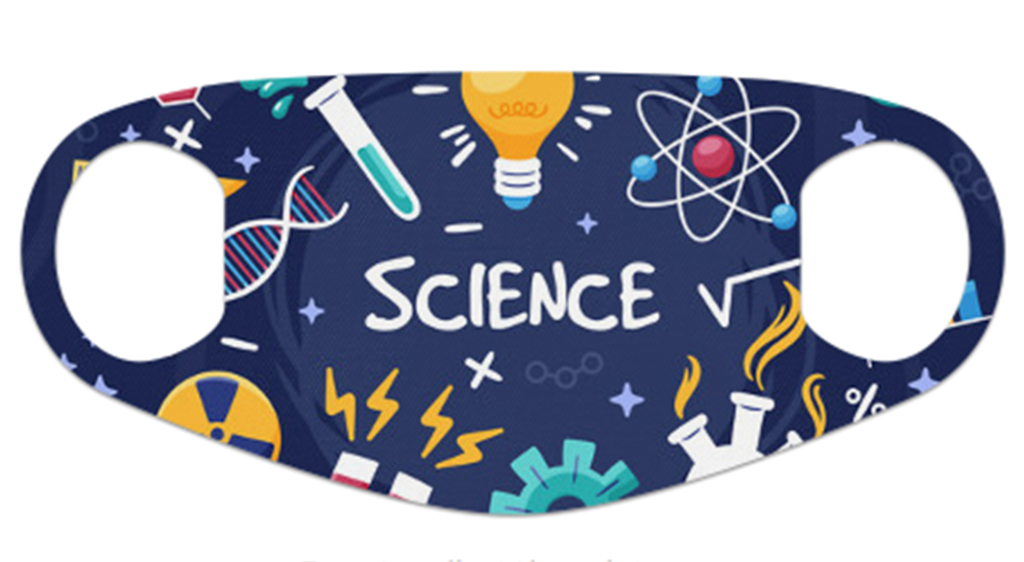 Science Themed Inspired Neo Face Mask – My Science Boutique
